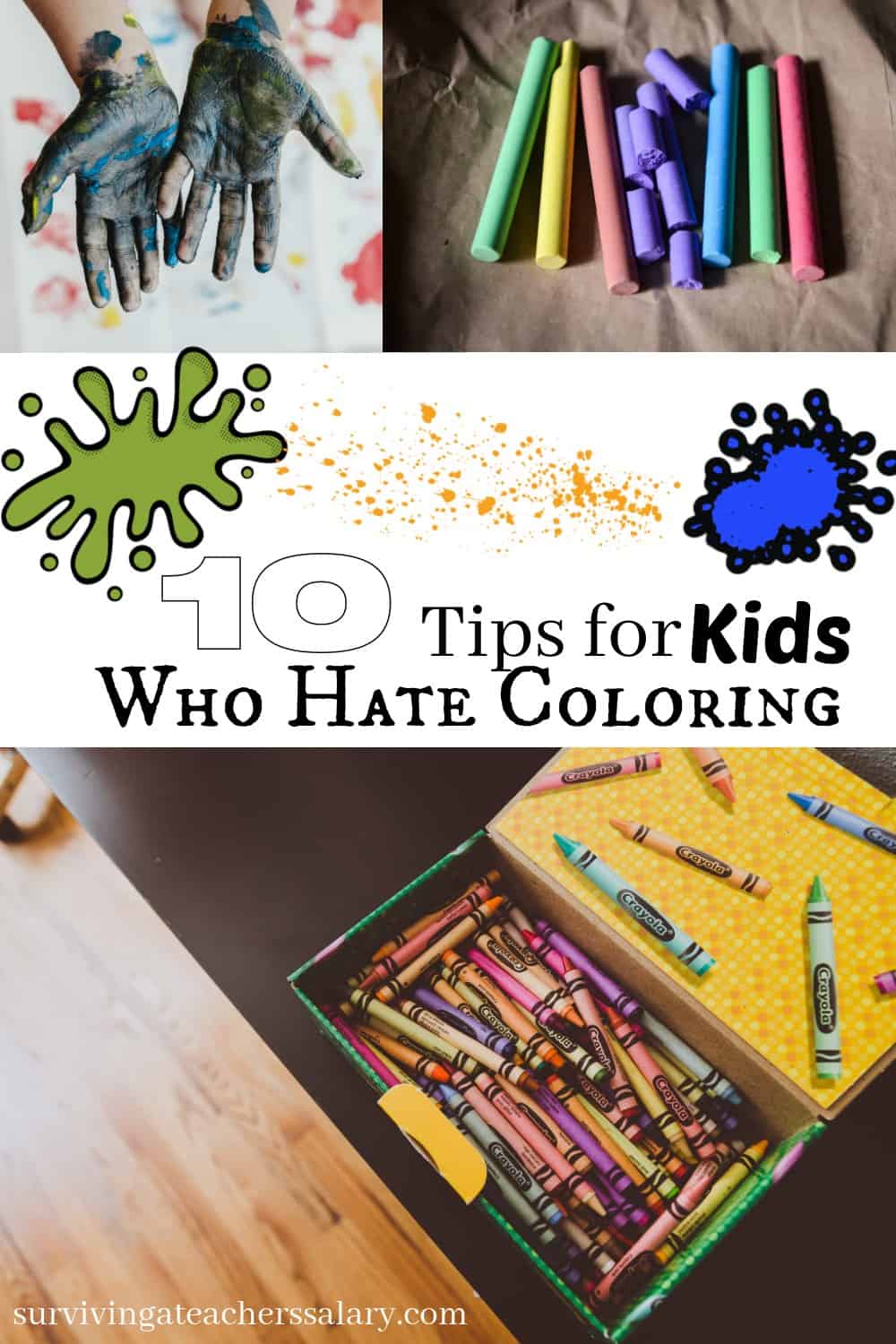 Encouraging the Child Who Hates to Color - 10 Creative Tips