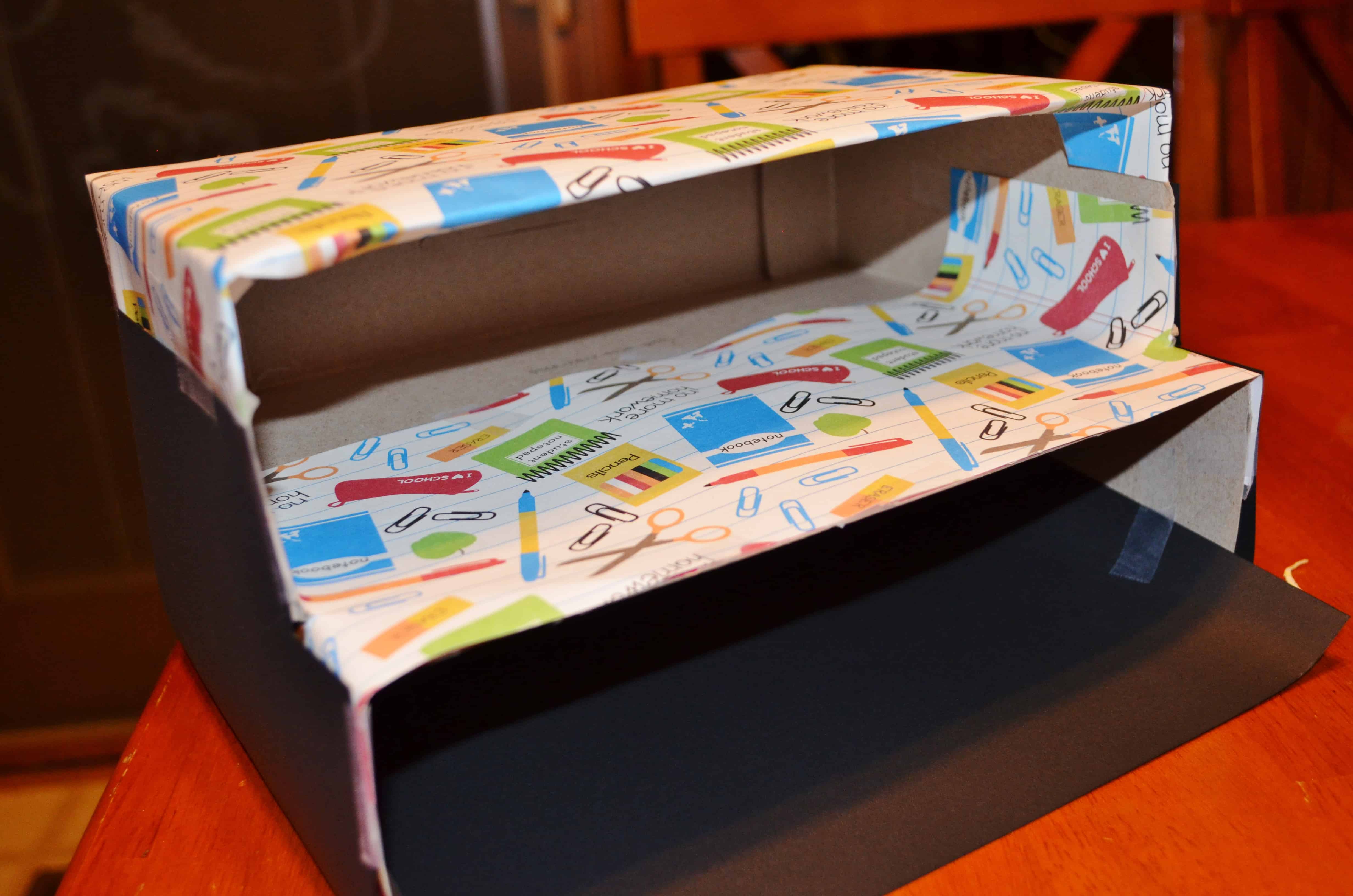 DIY Stylish Recycled Organizer Box From Cereal Boxes