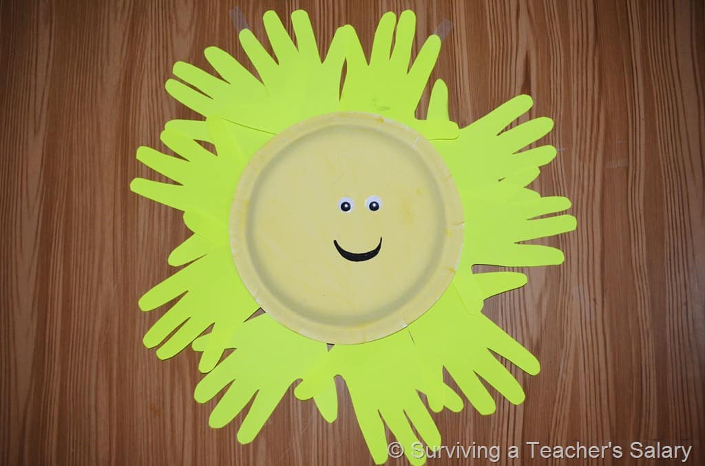 Sunshine Spring Craft for Kids and Preschoolers
