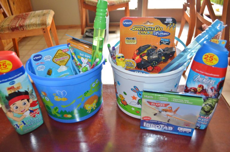 Creating a Non-Candy Easter Basket for Kids with VTech #Giveaway