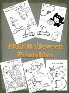 FREE Educational Halloween Printables for Kids