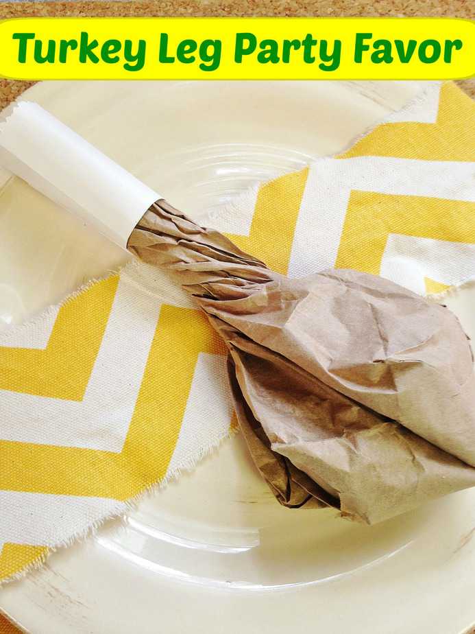 Thanksgiving Turkey Leg Party Favor Fun for Kids