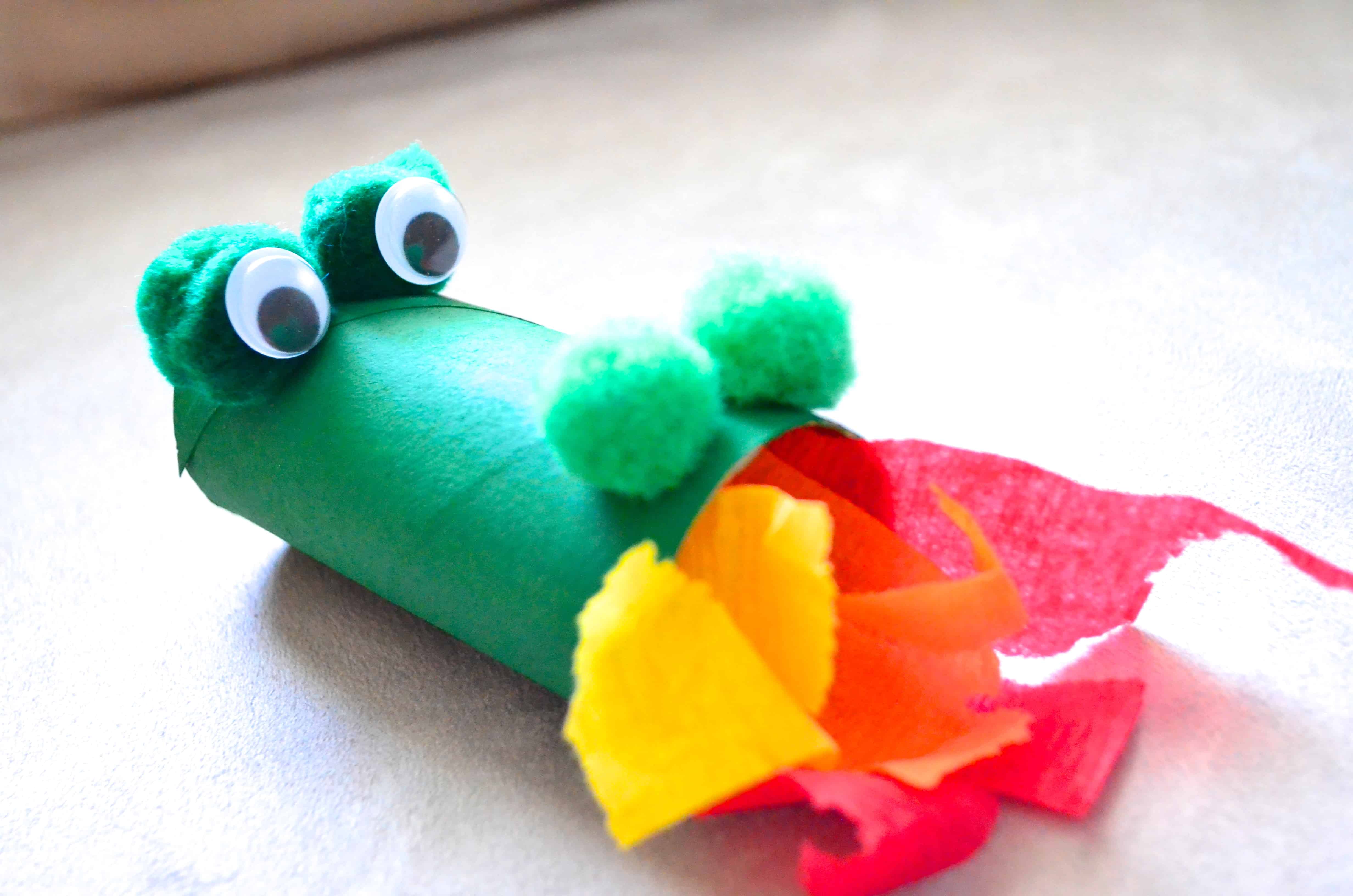 Dragon Toilet Paper Tube Kids Craft Chinese Lunar New Year