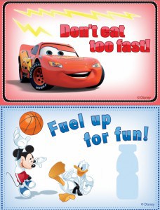 FREE Disney Printable Lunch Box Notes, Bookmarks, & Pencil Toppers