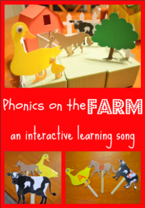 Phonics Interactive Learning Song - Down on the Farm