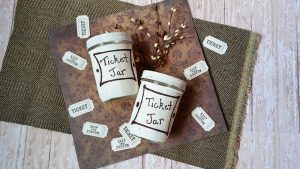 DIY Ticket Jar Kid's Behavior Management Incentive Idea