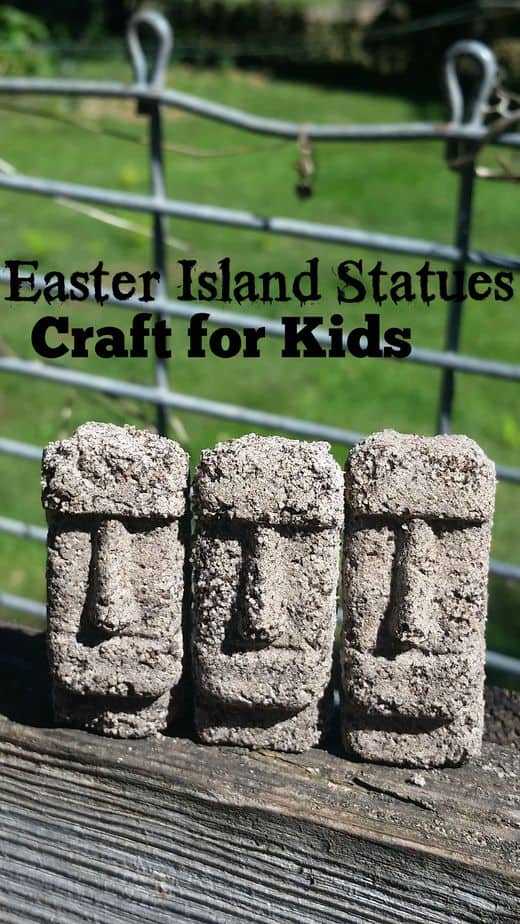 How to Make Easter Island Statues History Craft for Kids