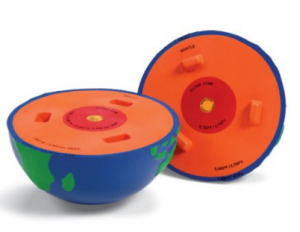 Layers of the Earth Day Craft Foam Ball