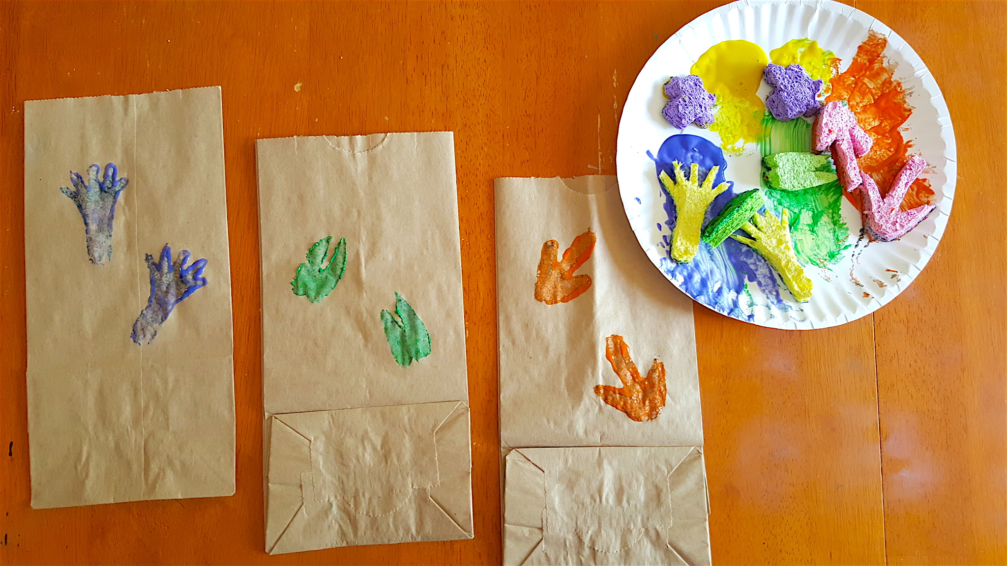 DIY Animal Tracks Activities & Nature Art - Play with Science
