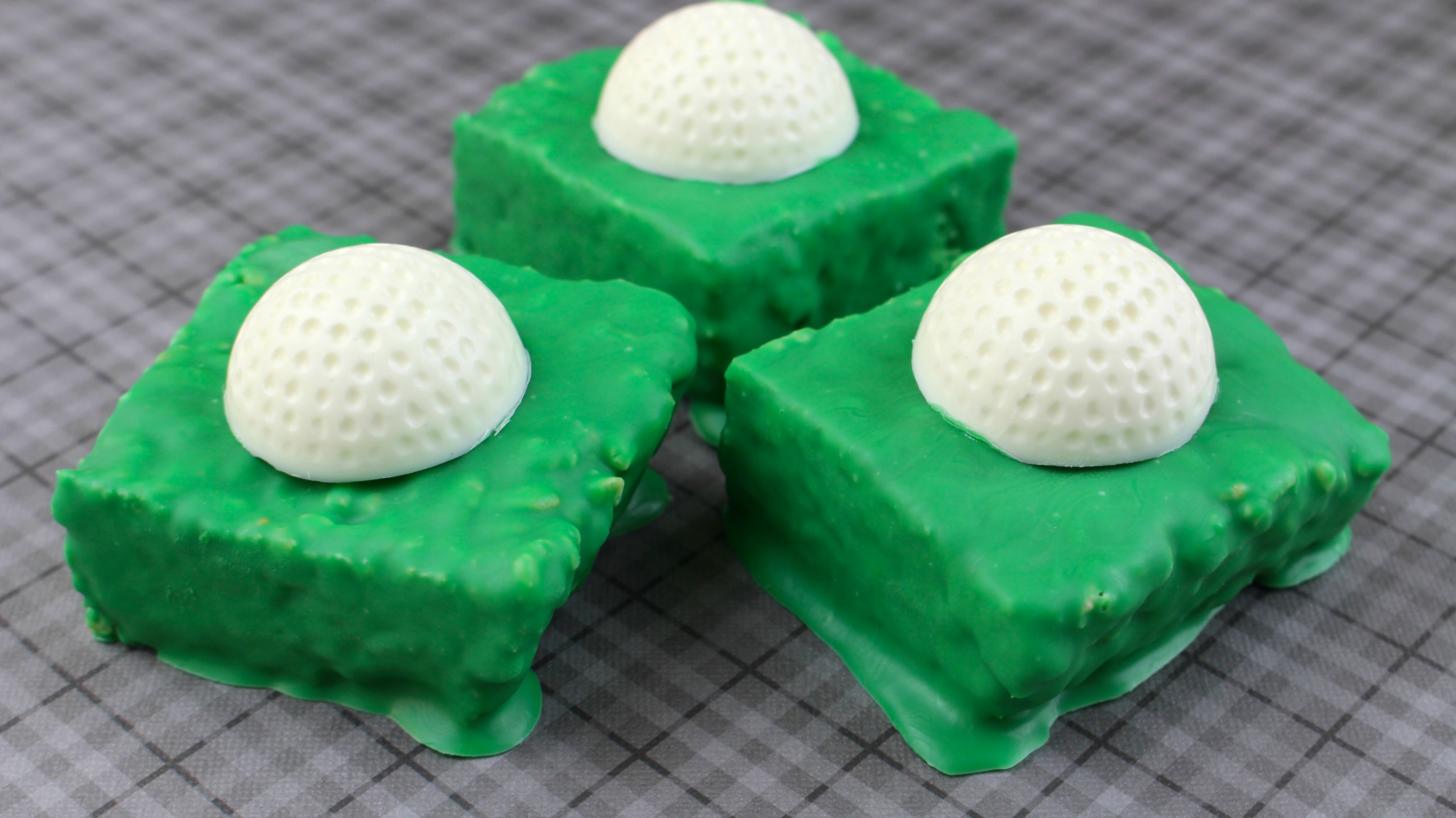 Father's Day Recipe for Kids: Hole in One Golf Ball Rice Krispies