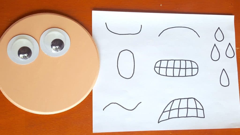 Interactive Printable Emotions Face - Autism & Social Skills Tool