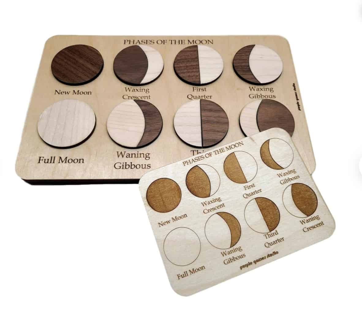 FREE Printable Moon Phases ID Cards + BONUS Poster