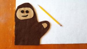 No Sew Bigfoot Sasquatch & Yeti Hand Puppet Tutorial