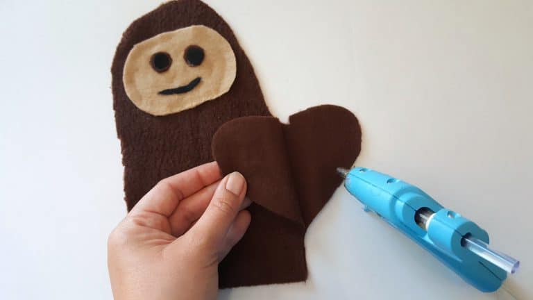 No Sew Bigfoot Sasquatch & Yeti Hand Puppet Tutorial
