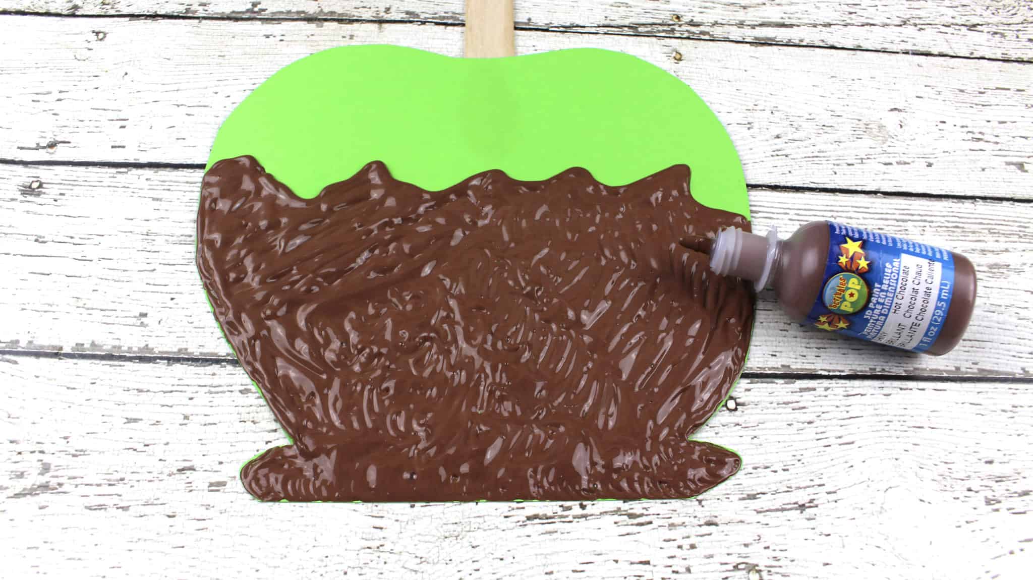 Easy Candy Apple Fall Craft for Kids - Fall Festival Craft