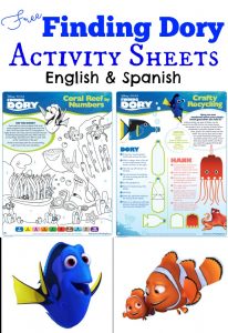 Finding Dory Educator's Guide & Activity Pack in Spanish & English