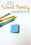 Easy DIY Word Family Booklet for Center Activities