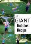 How to Make GIANT Bubbles Recipe + Bubble Crafts for ALL Ages