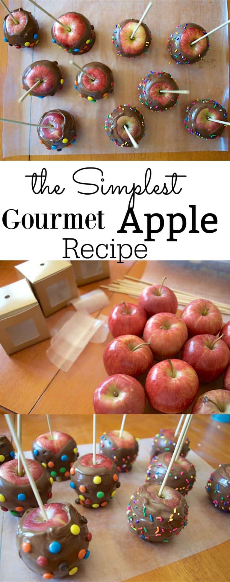Easy Gourmet Chocolate Dipped Apples Homemade Recipe