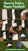 How to Make a Paper Football Tutorial + Football Game Instructions
