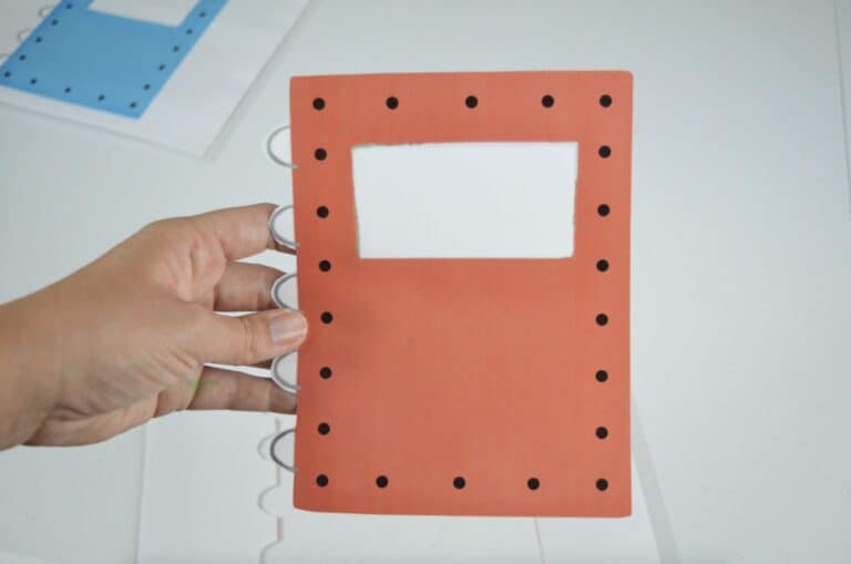 FREE Preschool Lacing Cards - Printable School Supplies Activity