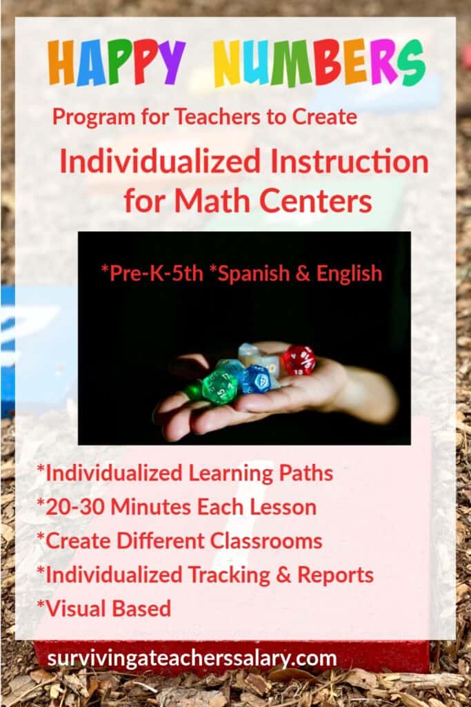 Happy Numbers Review - Individualized Instruction for Math Centers