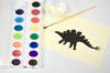 4 Dinosaur Art Activities for Kids - Silhouette Sensory Idea