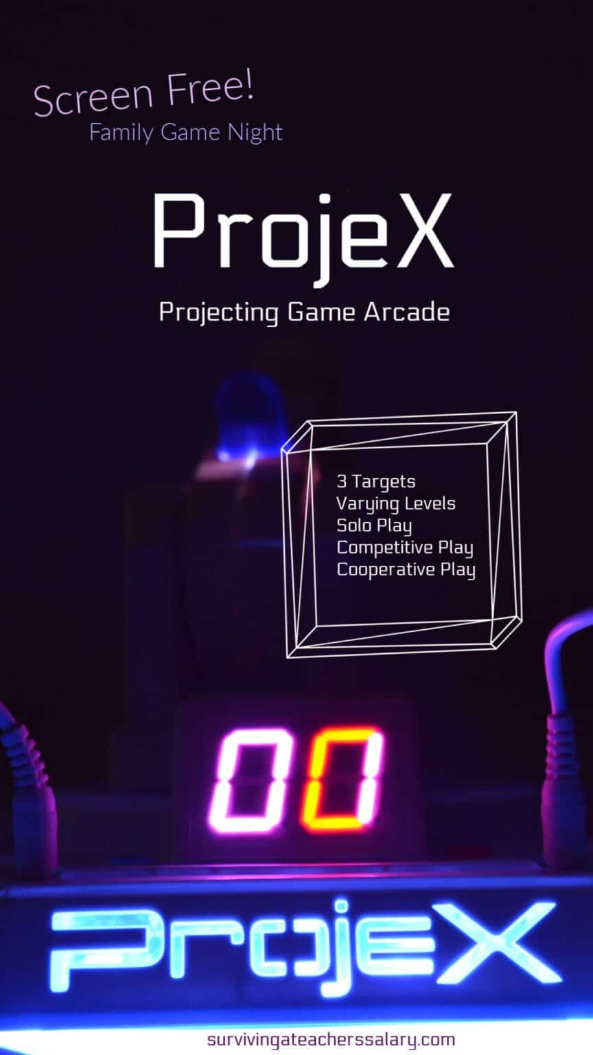 ProjeX Projecting Game Arcade Review - Screen Free Family Game Night