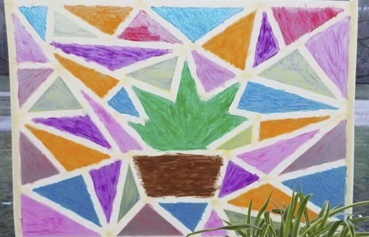 How to Paint Stained Glass Windows at Home Art Activity for Kids