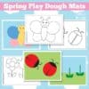 FREE Printable Play Dough Mats for Preschool Sensory Play
