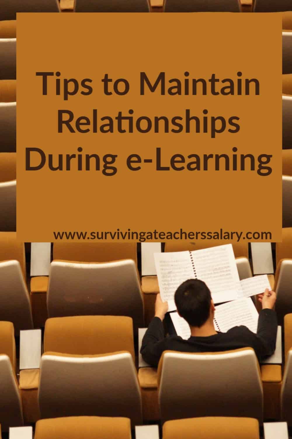 How to Maintain Long-Distance Relationships During E-learning