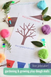 FREE Printable Play Dough Mats for Preschool Sensory Play