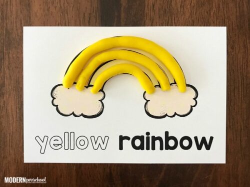 FREE Printable Play Dough Mats for Preschool Sensory Play