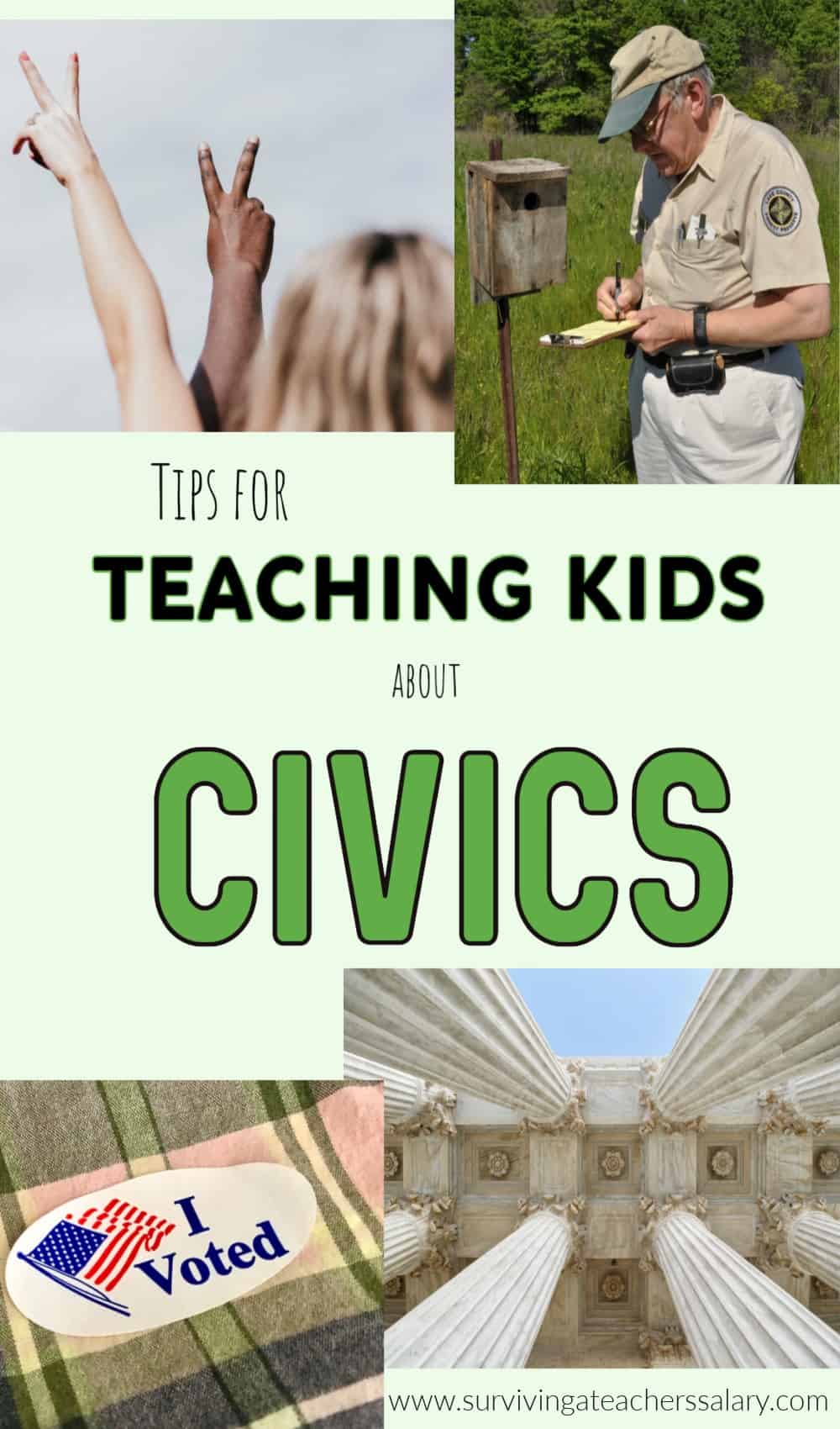 Tips for Teaching Kids About Civics + Project Ideas