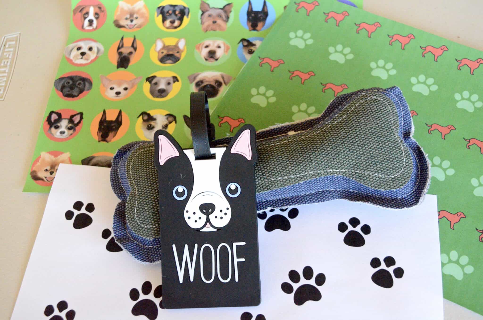 FREE Printable Dog themed Wrapping Paper Printables