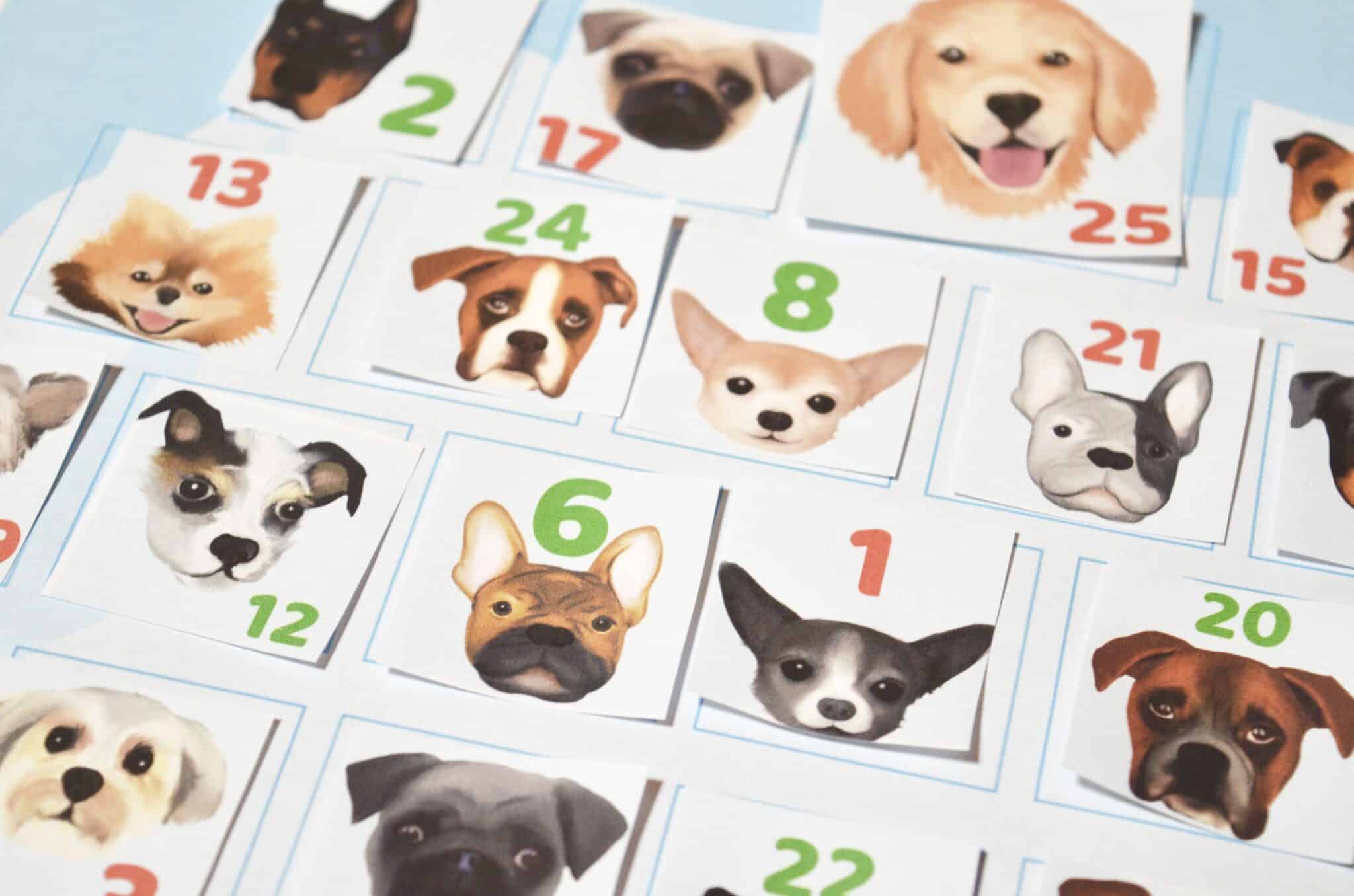 Free Printable Dog Advent Calendar - Holiday Countdown