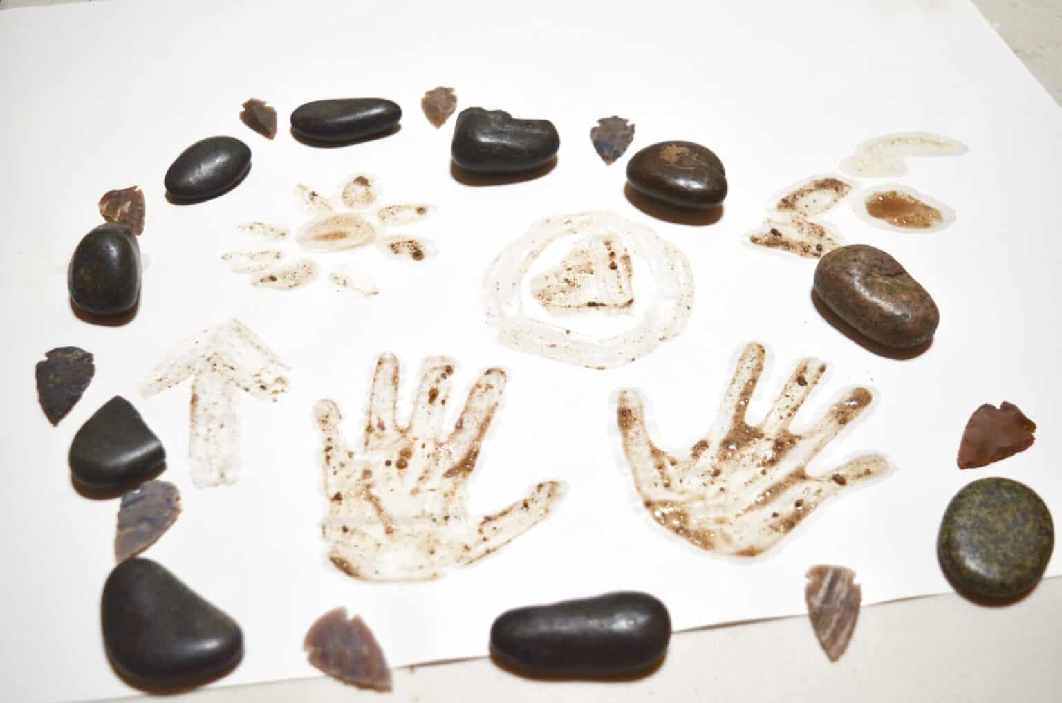 Stone Age Activities for Kids - Earth Paint, Rock Art and MORE!