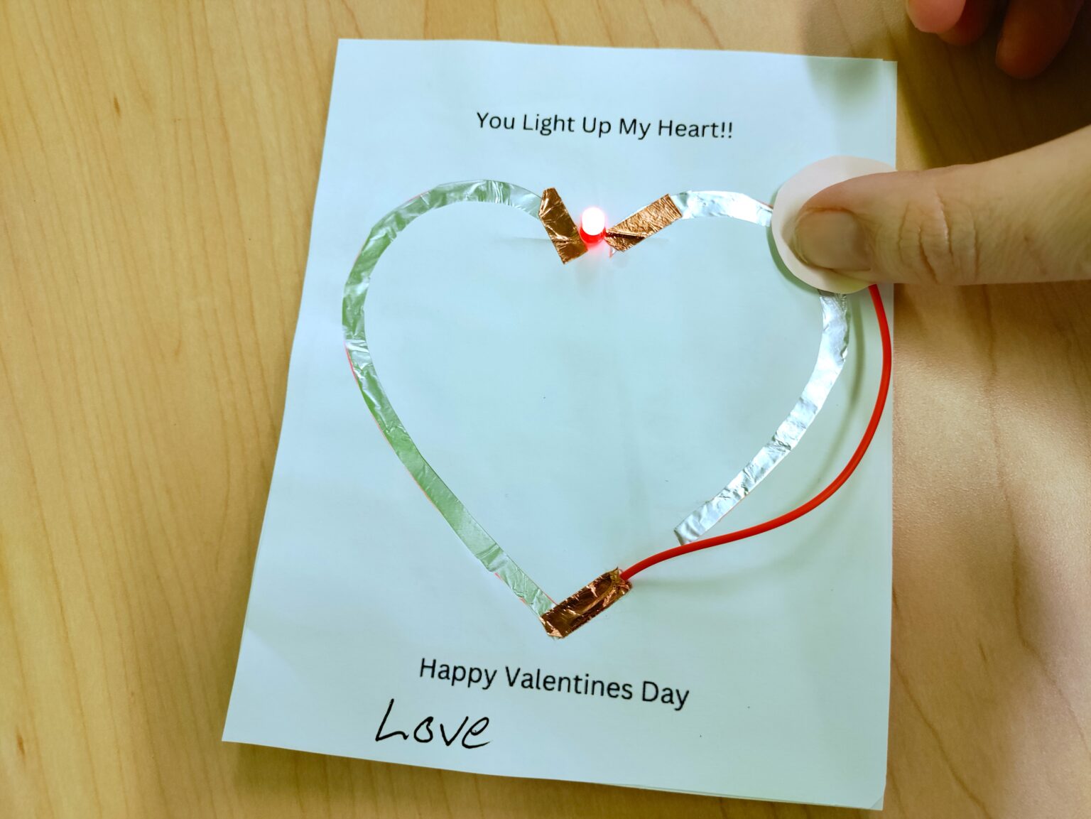 Valentine's Day Circuits STEM Activity for Kids
