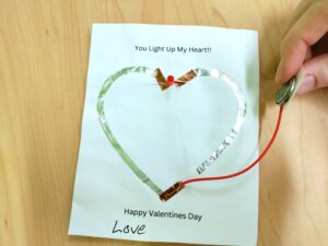 Valentine's Day Circuits STEM Activity for Kids