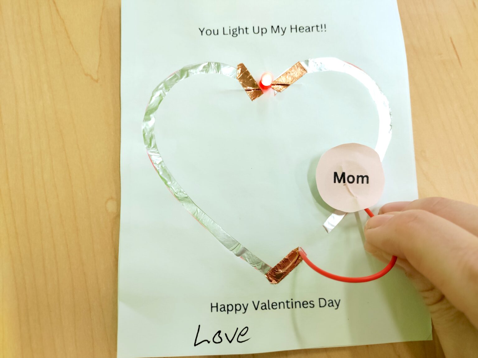 Valentine's Day Circuits STEM Activity for Kids