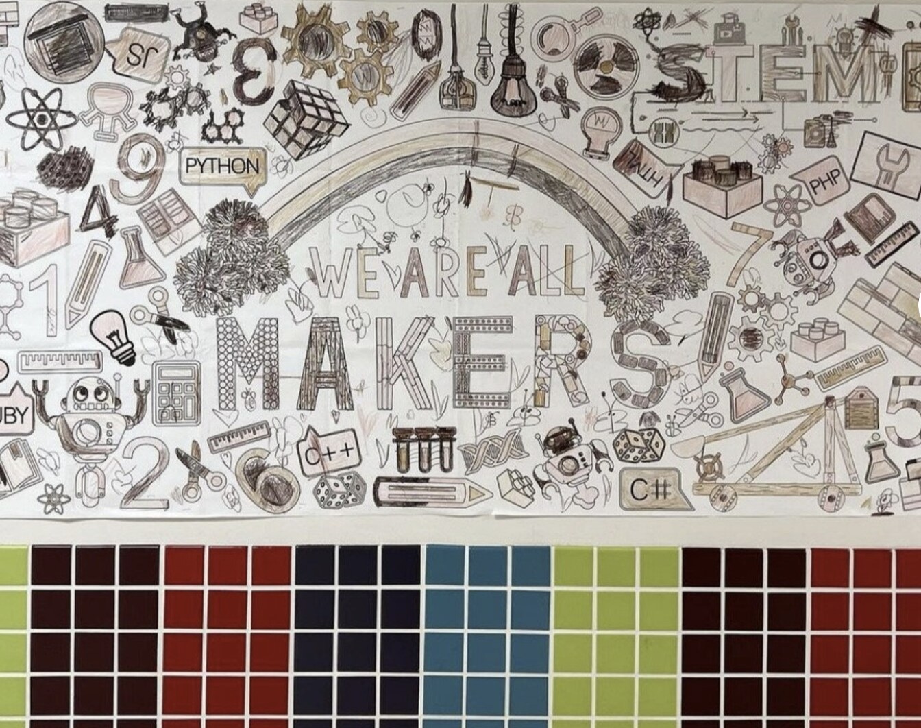 Free Simple STEM Printable 12 Month Calendar